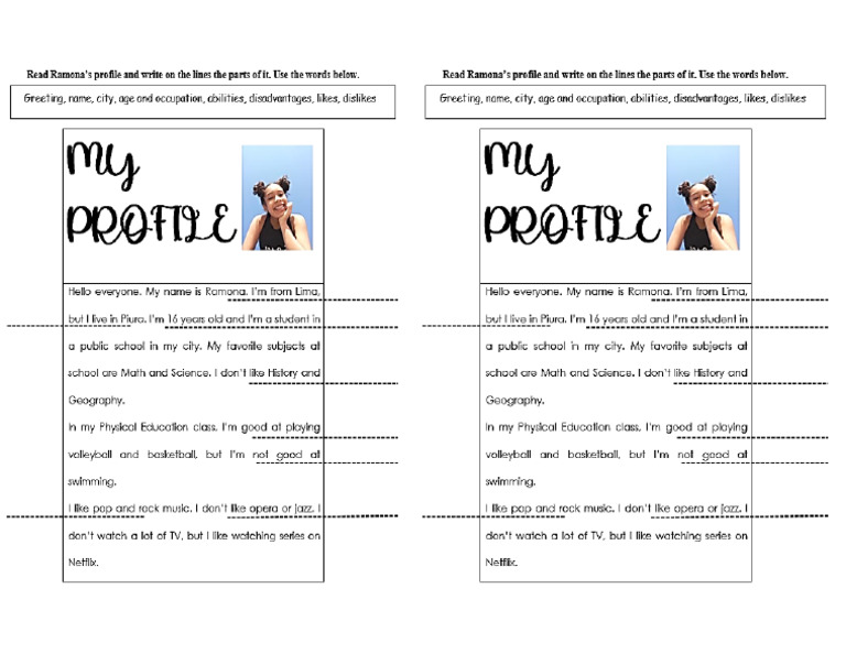 Personal Prolife | PDF