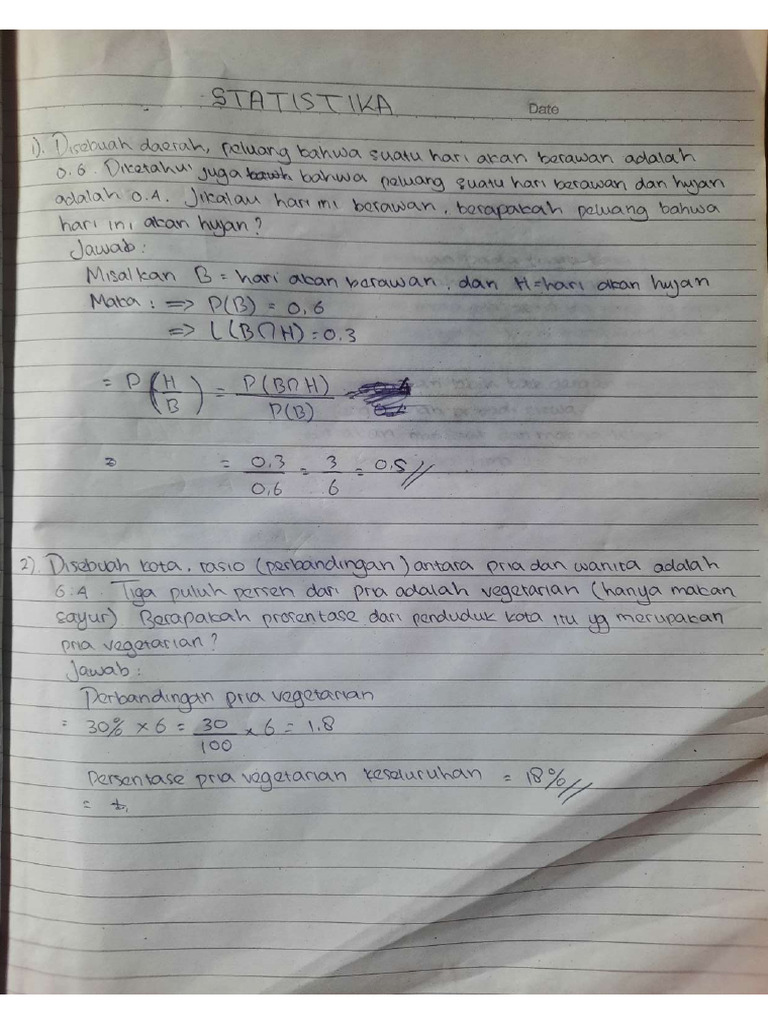 Statistika Matematika | PDF