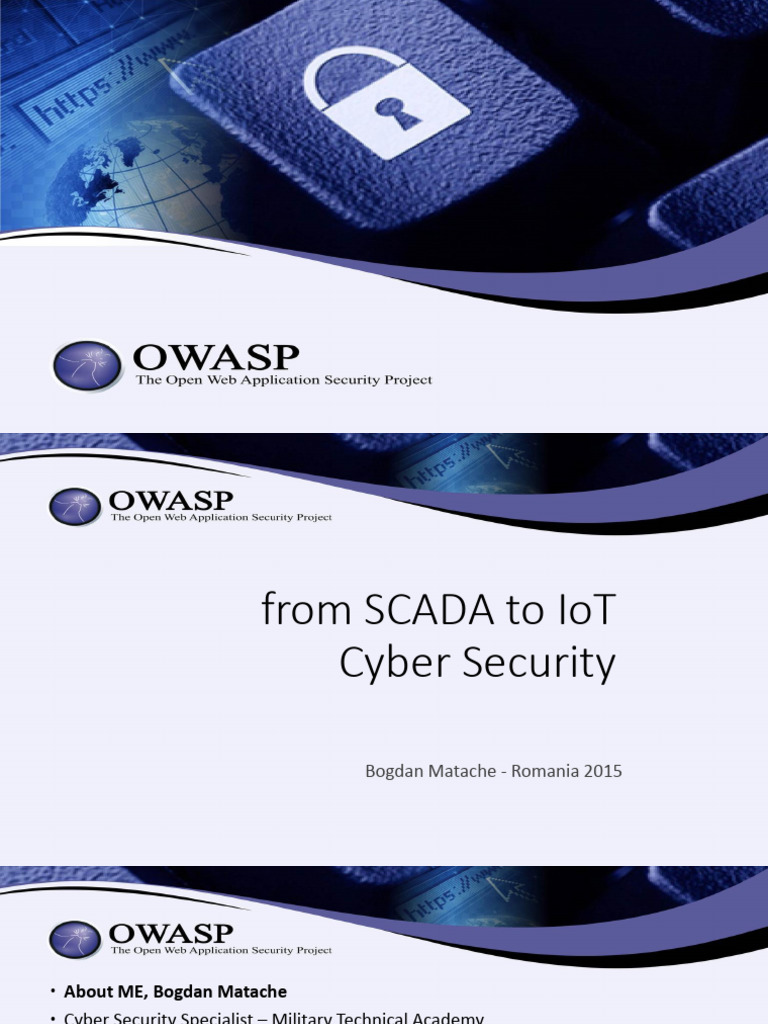 OWASP 2015 v2 - BM | PDF | Internet Of Things | Scada