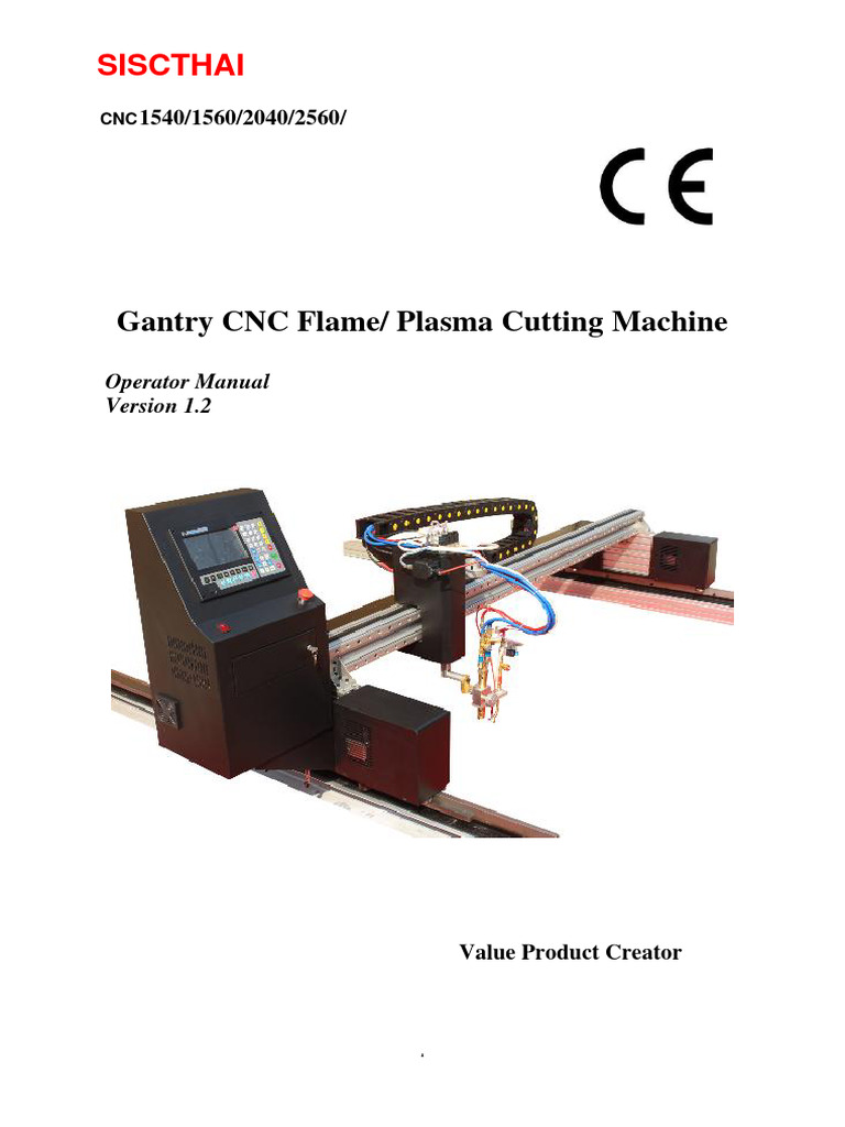 คู่มือ manual - of - gantry CNC2.6x7 by SISCTHAI | PDF | Electric Arc