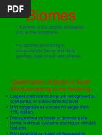 Biomes and Their Characteristics | PDF | Savanna | South Africa
