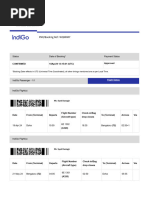 IndiGo Flight Itinerary Confirmation | PDF | Identity Document | Airport