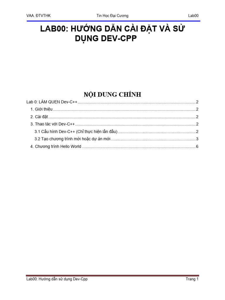 Hướng Dẫn Dev | PDF
