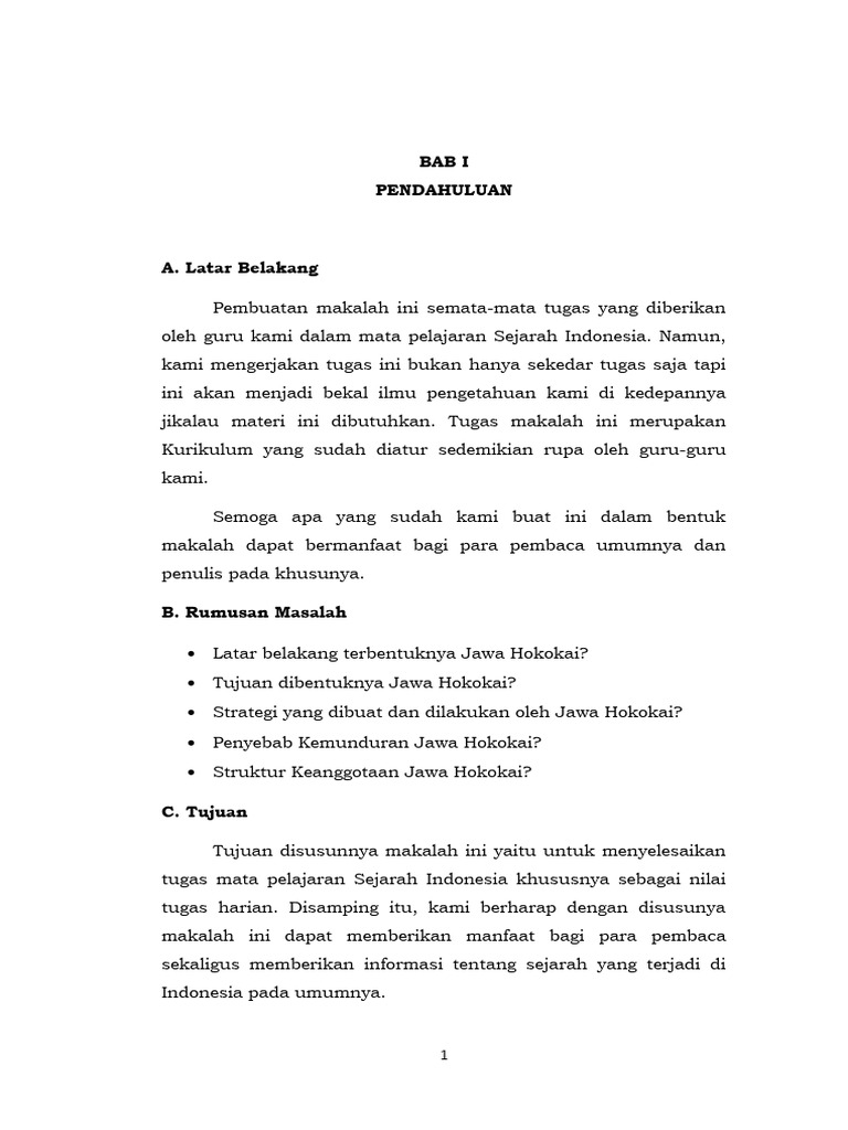 Makalah JAWA HOKOKAI | PDF | Agama & Spiritualitas