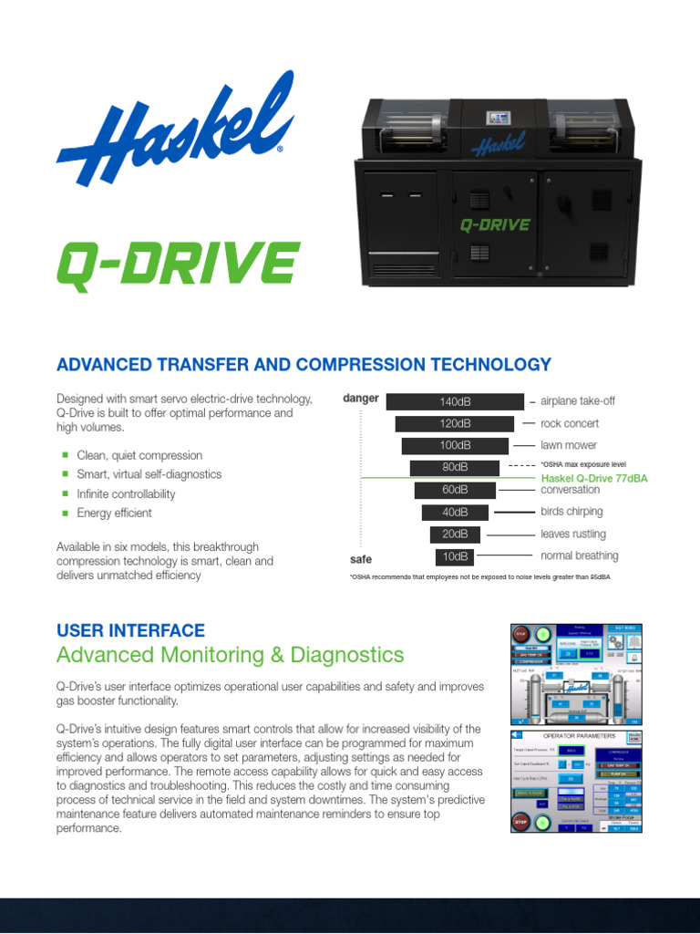 Q Drive Cut Sheet | PDF | Gases | Temperature