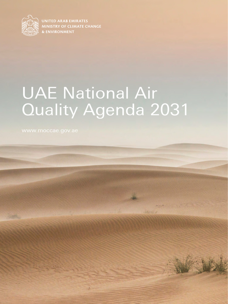 UAE National Air Quality Agenda 2031 | PDF | Air Pollution | United ...