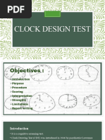 Clock Drawing Test PDF | PDF | Neuropsychology | Behavioural Sciences