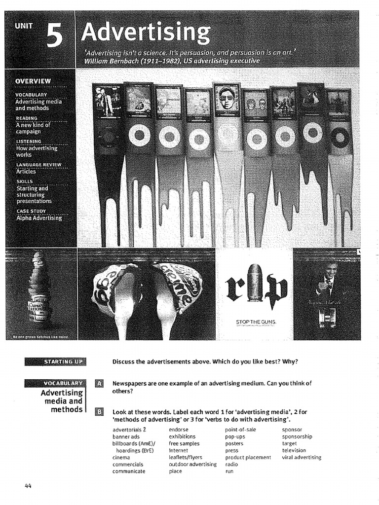 Unit 5 Advertising | PDF