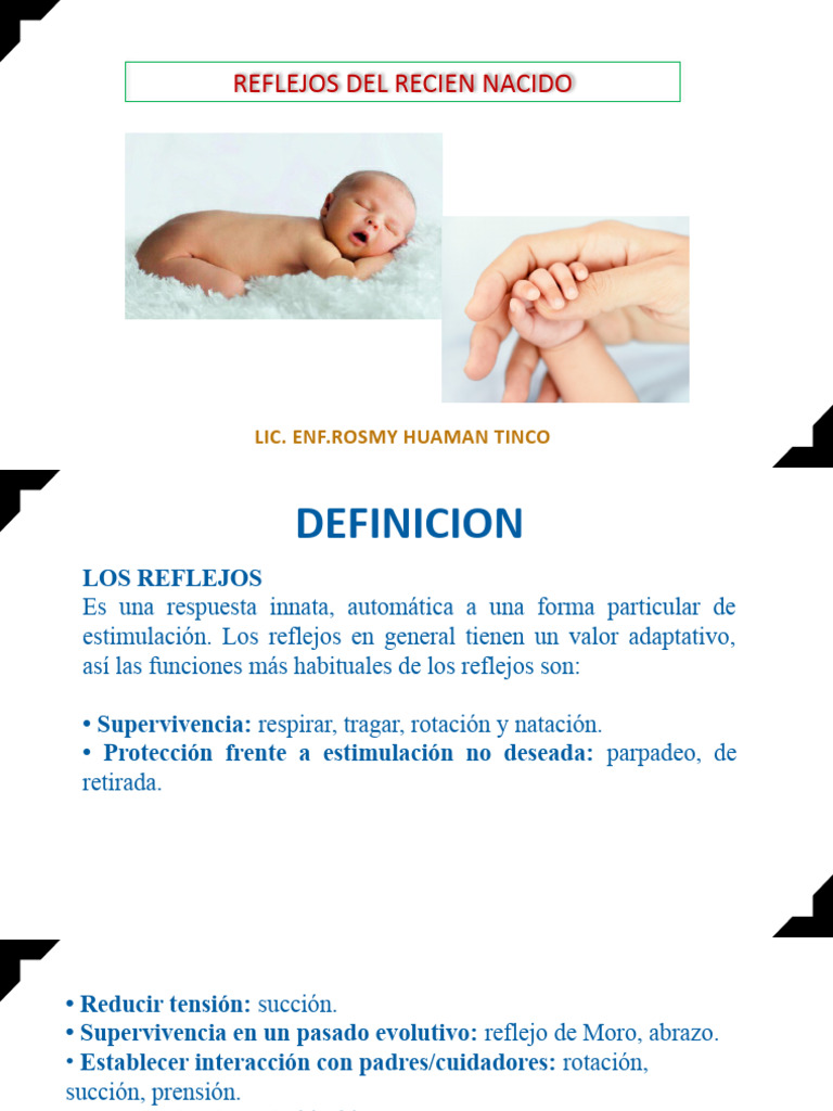 3.3 Reflejos Del Recien Nacido (1) | PDF | Pie