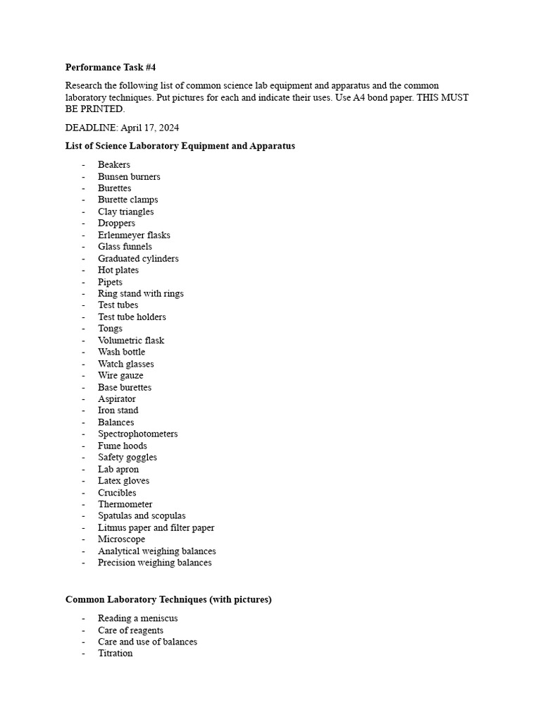 GC2 Performance Task 4 | PDF