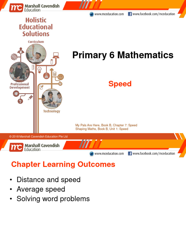 Y6Maths - Chapter 7 - Speed | PDF | Speed | Temporal Rates