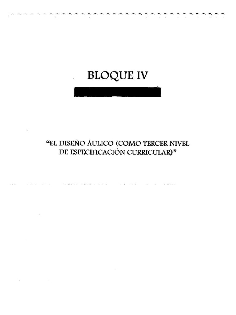 Bloque IV Didactica | PDF