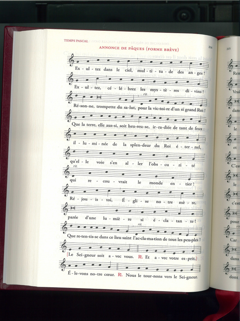 Exultet Bref, A4, NT MIssel Romain | PDF