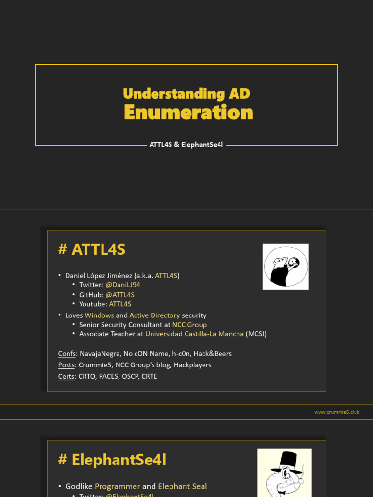 Understanding AD Enumeration | PDF | Active Directory | Windows Registry