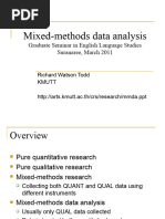 Convergent Parallel Mixed Method Design | PDF | Data | Quantitative ...