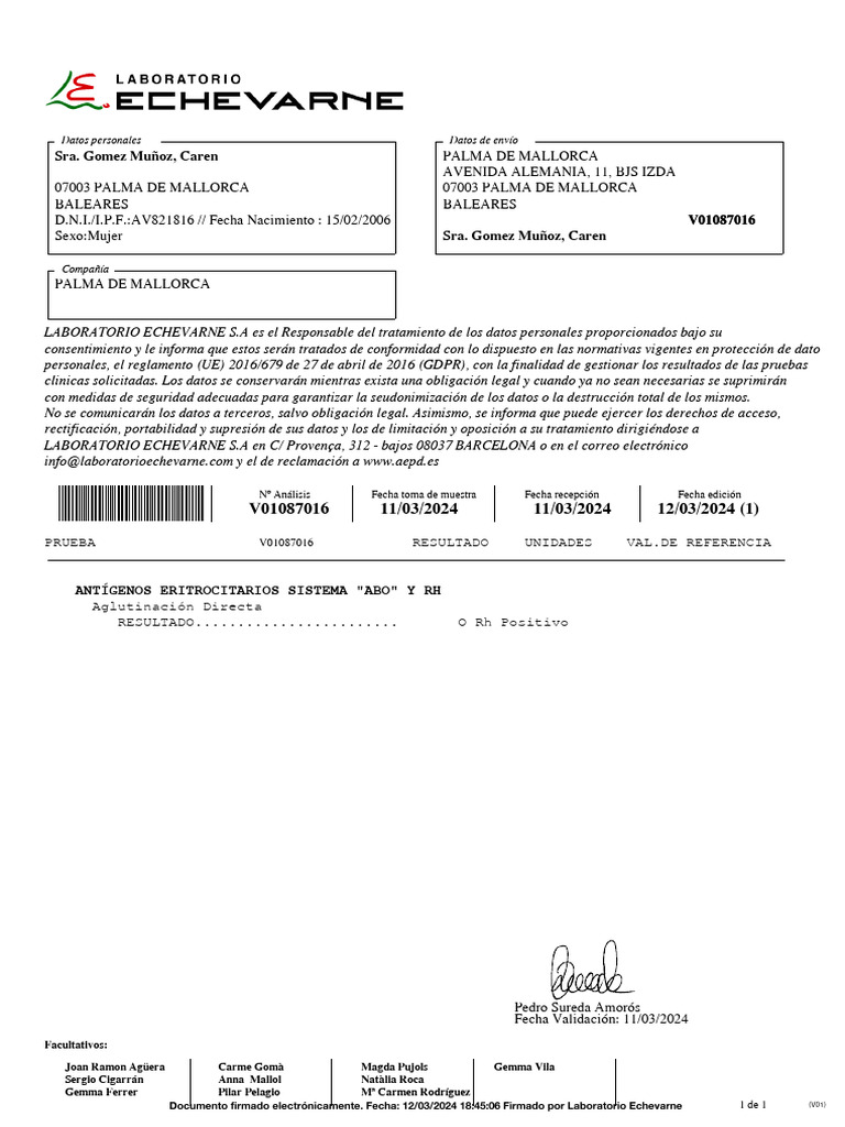 Echevarne V01087016 | PDF