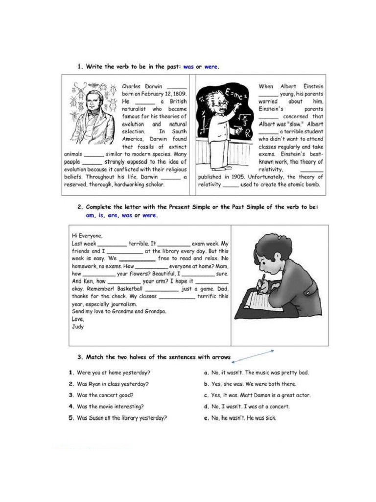 Simple Past Worksheet | PDF