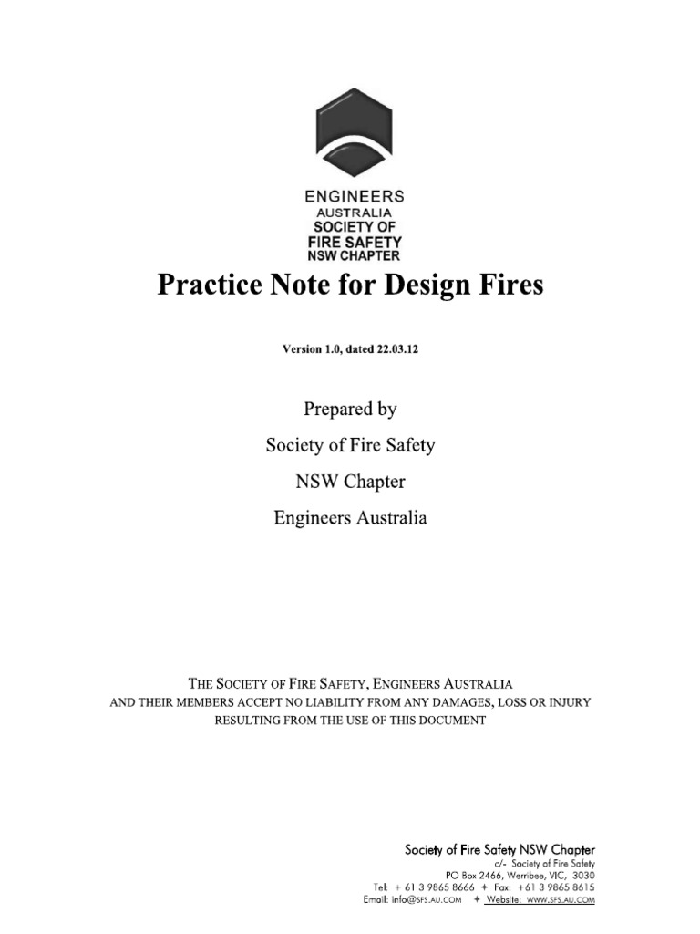 design-fires-practice-note | PDF