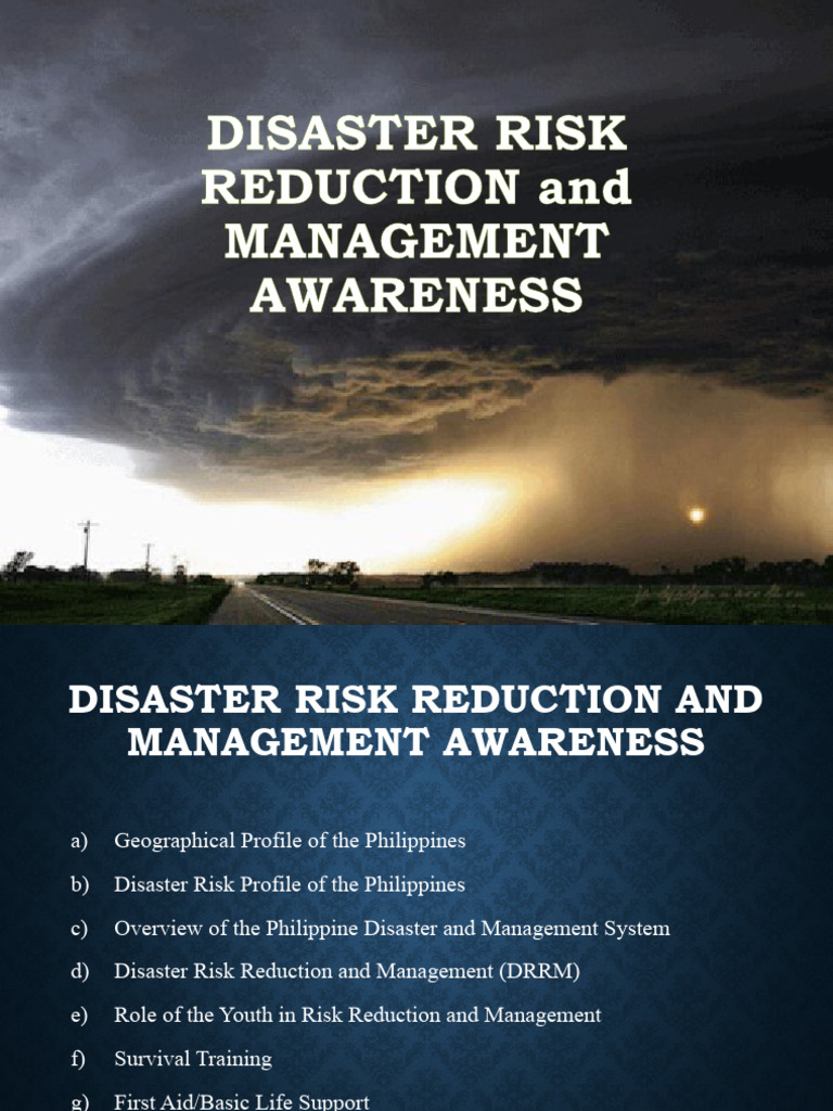 Chapter 4 DRRM | PDF | Disaster Risk Reduction | Natural Disasters