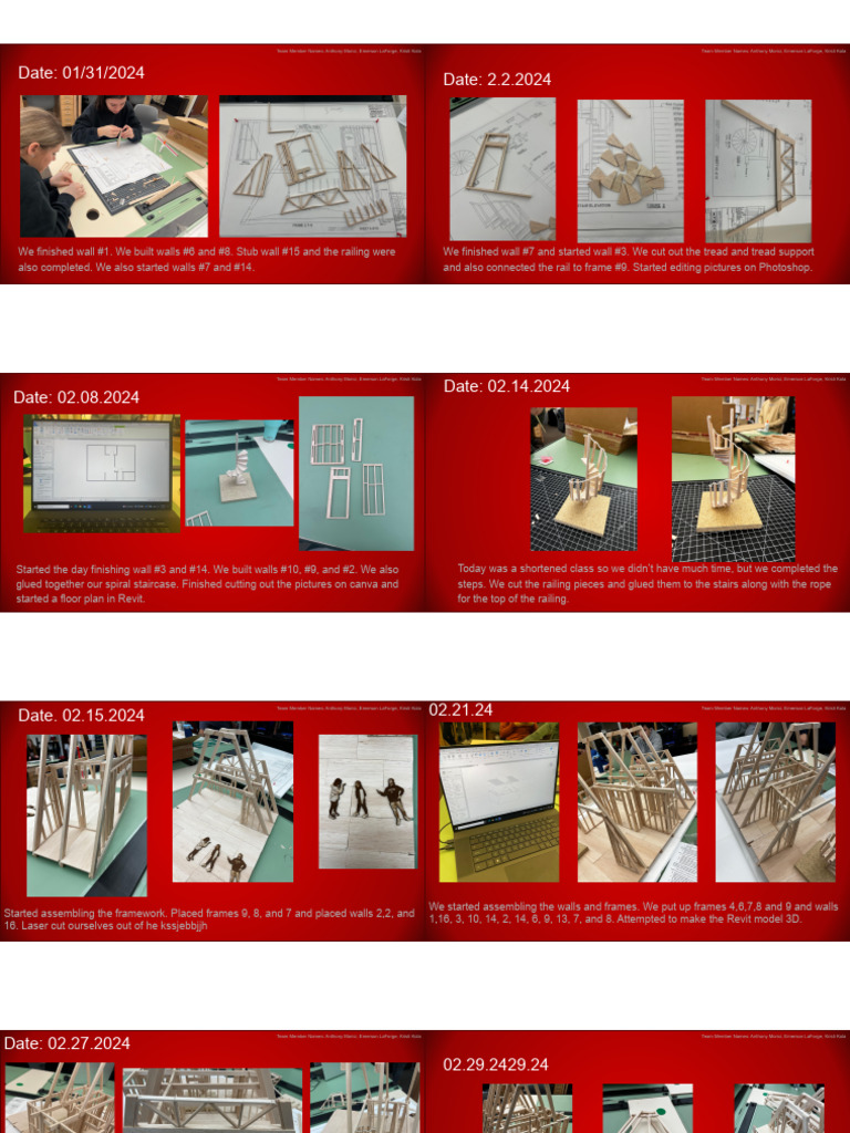 Balsa Wood Model Build - Team e | Download Free PDF | Stairs ...