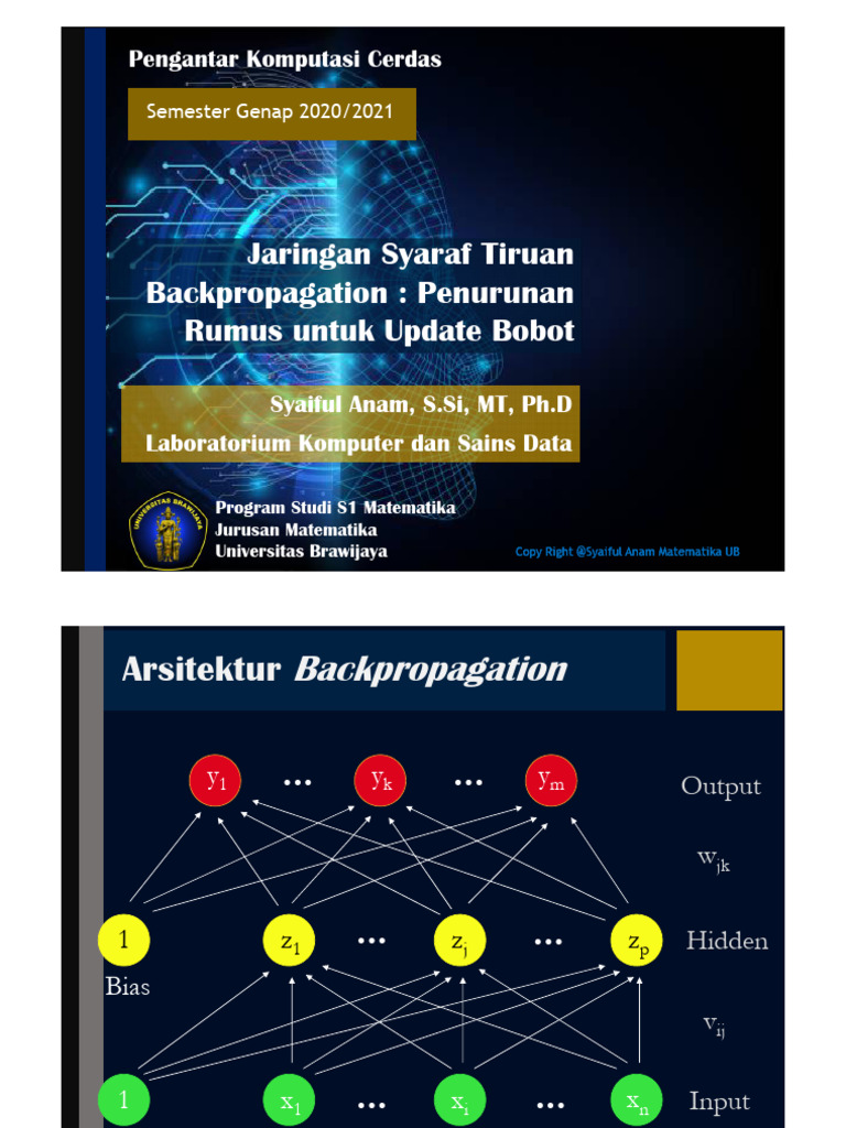 Algoritma Backpropagation UB | PDF