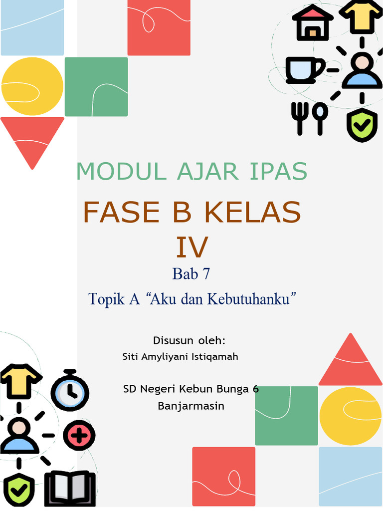 Modul Ajar IPAS Kelas IV: Kebutuhan dan Keinginan | PDF