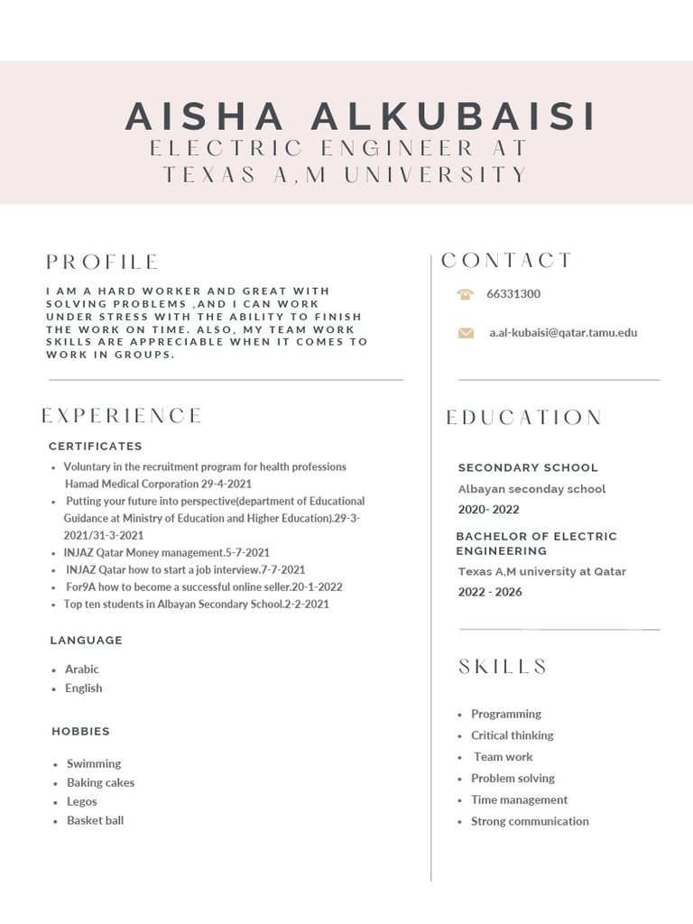 Minimalist Clean Signature CV Resume | PDF Minimalist Clean Signature CV Resume | PDF