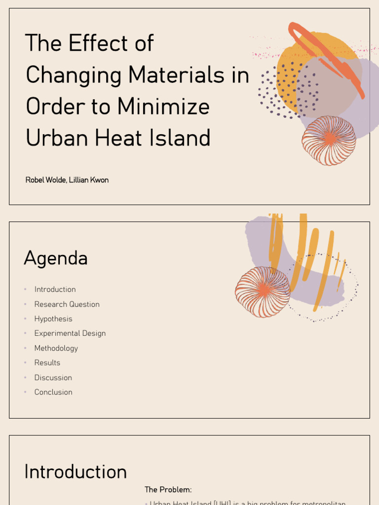 Mitigating Urban Heat Islands with Materials | PDF | Earth Sciences ...