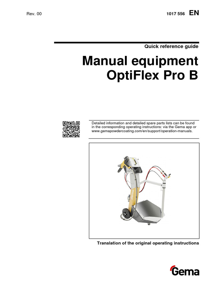 GEMA OptiFlex Pro B Manual | PDF | Occupational Safety And Health | Safety