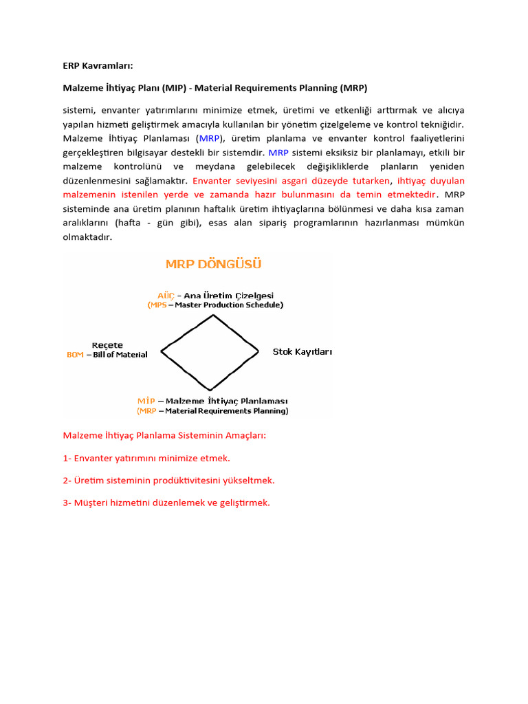 ERP-Notlar-27 10 20 - 4 | PDF