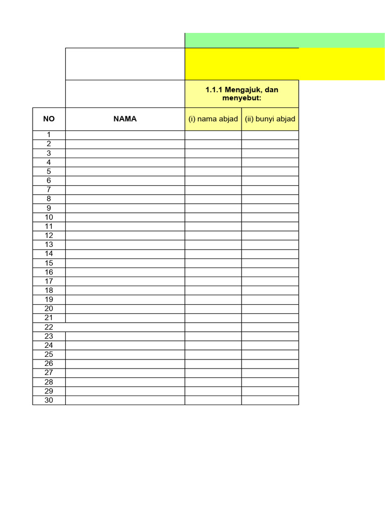 PBD-Tahun 1 BM (Tema) | PDF | Seni & Disiplin Bahasa