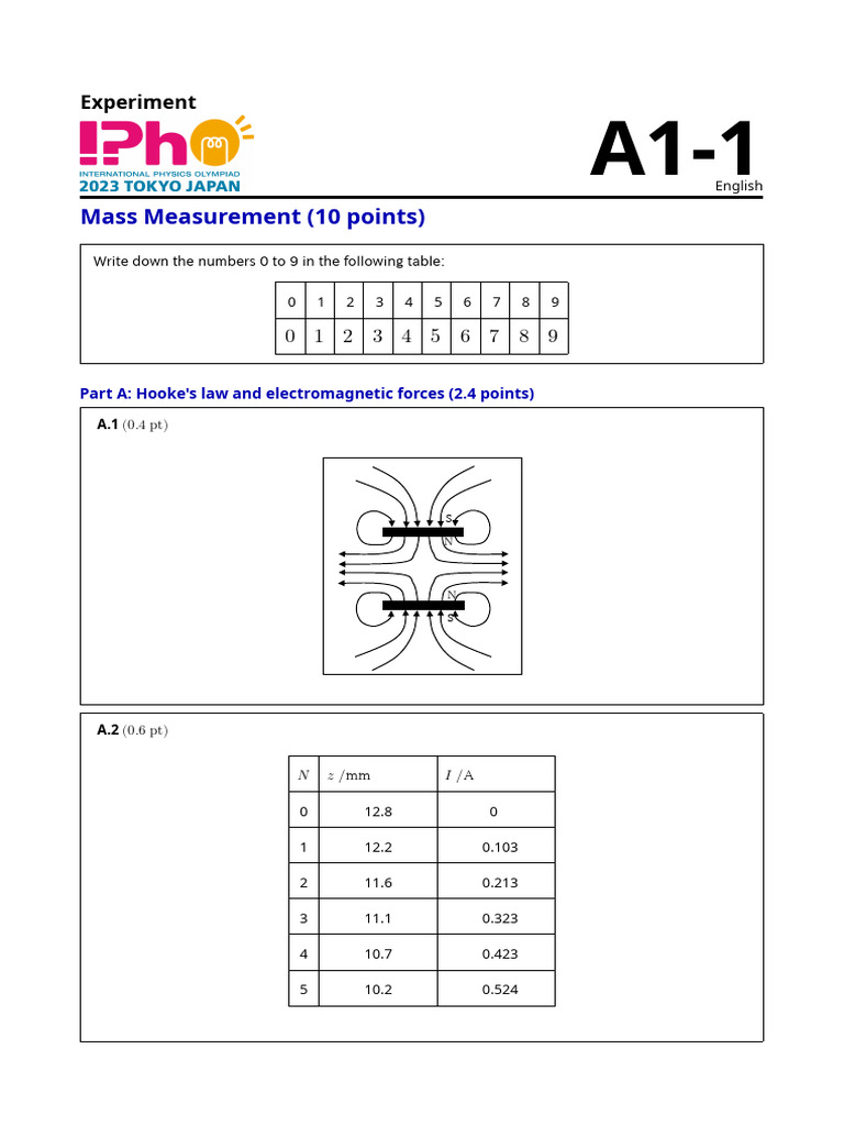 Exam Experiment S1 Sample Solution Download Free Pdf Physical