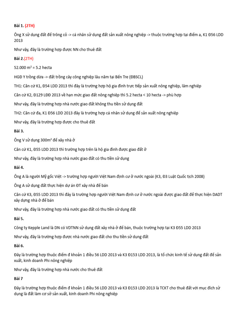 BT giao,cho thuê đất | PDF