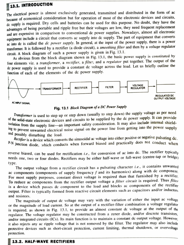 Half and Full Wave Rectifiers | PDF | Rectifier | Power Supply