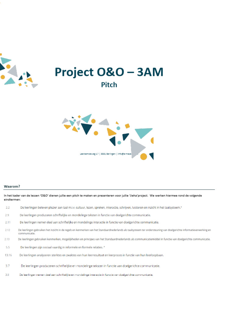 Project Pitch | PDF