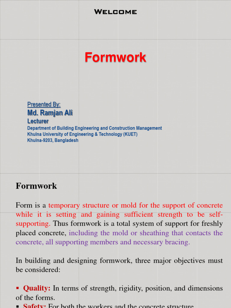 CTE-6 Formwork | PDF | Concrete | Structural Load