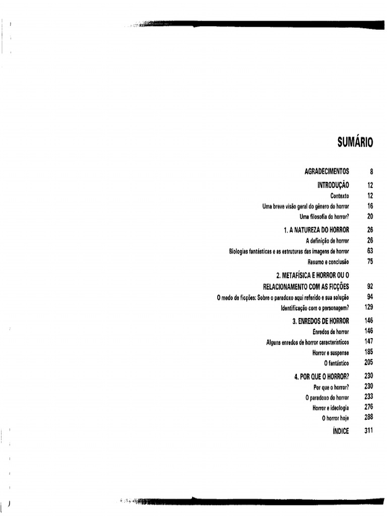 A Filosofia Do Horror - Noel Carroll | PDF