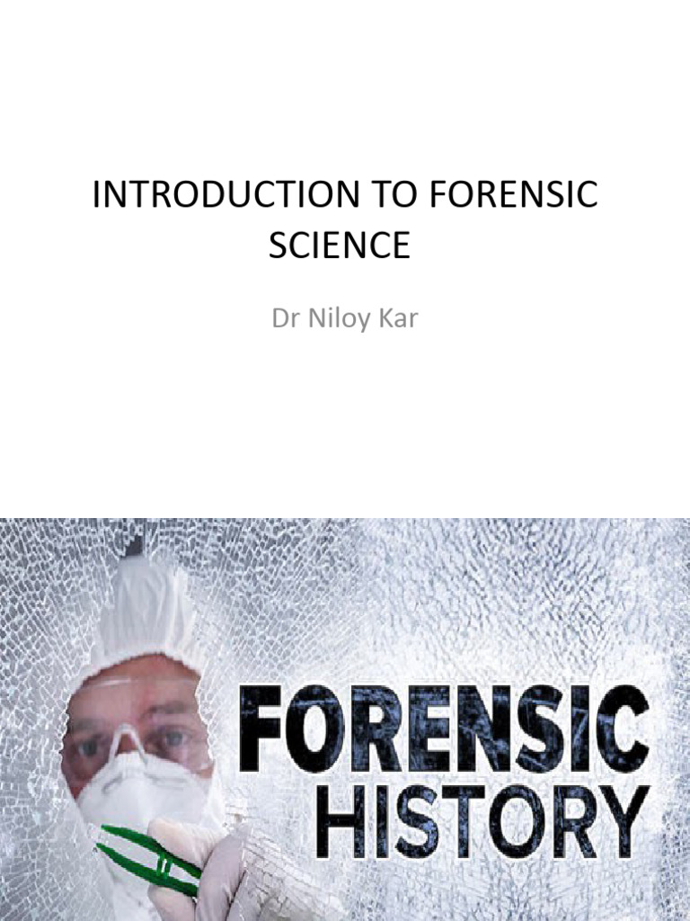 Introduction to Forensic Science | PDF | Crime Scene | Forensic Science