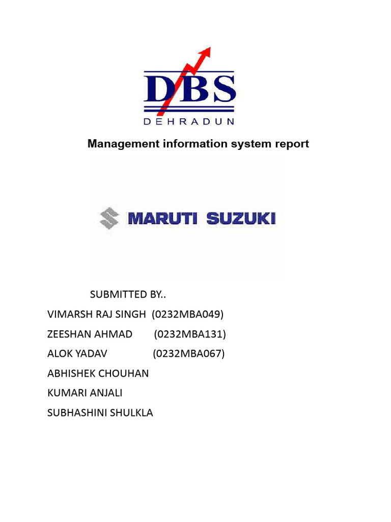 Management Information System Report | Download Free PDF | Management ...