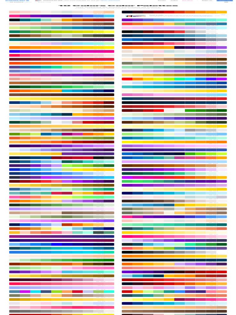 10 Colors Color Palettes - Coolors 2 | PDF | Computing | Mobile Phones