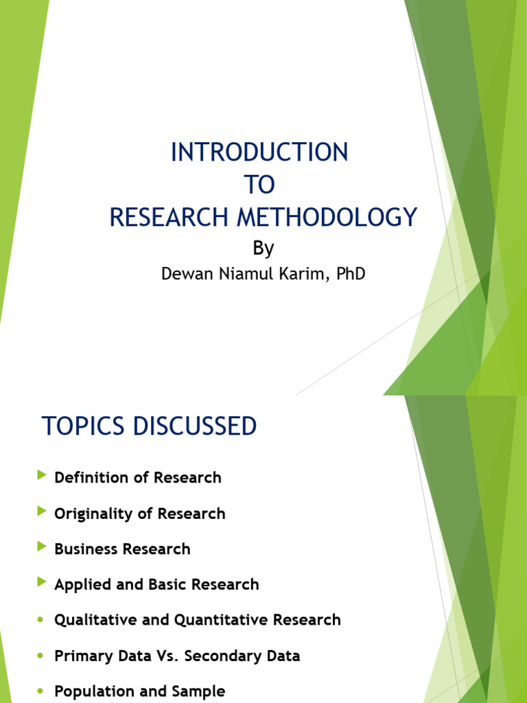 Research Methodology | PDF | Sampling (Statistics) | Quantitative Research