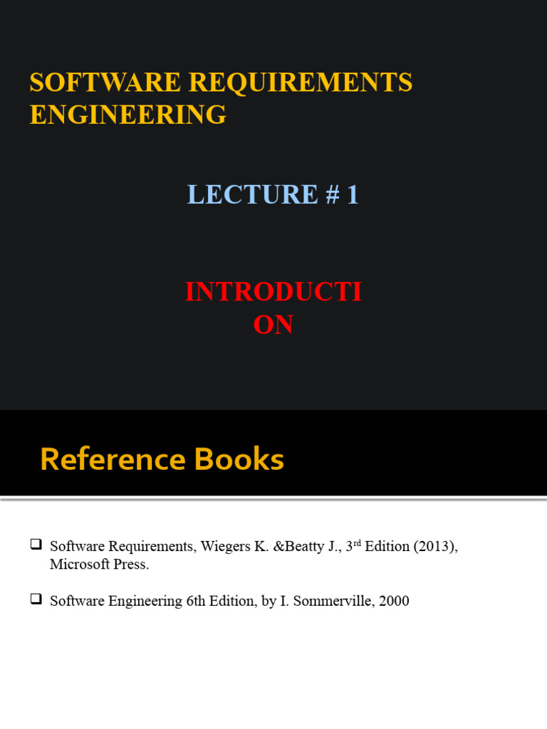 SRE Lec - 1 | PDF | Software | Specification (Technical Standard)