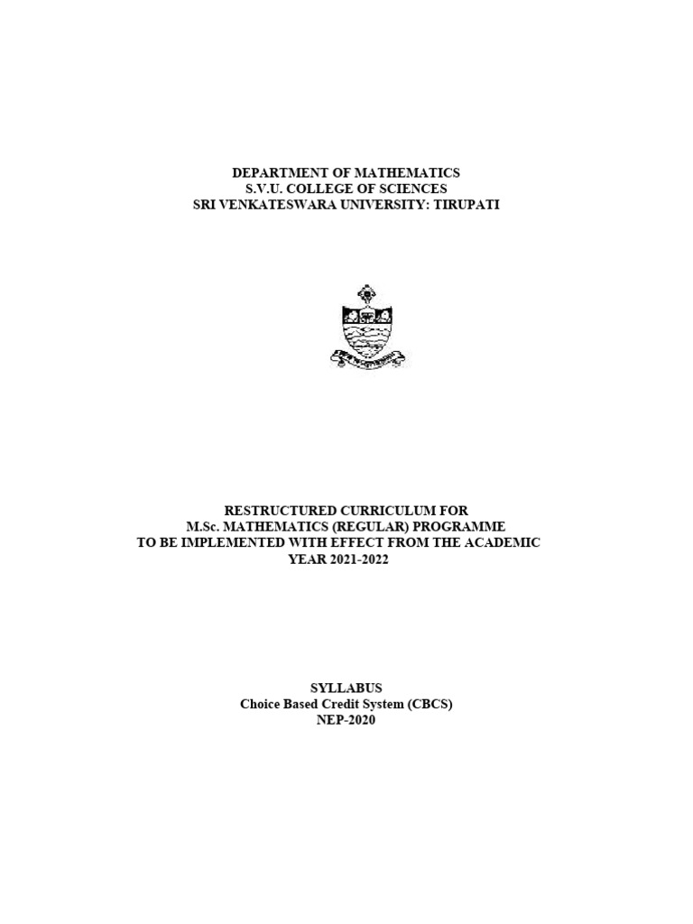 Maths Syllabus 2021 2022 Revised 2 | PDF | Complex Analysis | Partial ... Maths Syllabus 2021 2022 Revised 2 | PDF | Complex Analysis | Partial ...