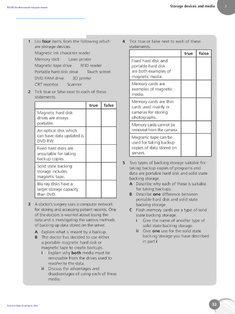 Grade 9 ICT Worksheet | PDF
