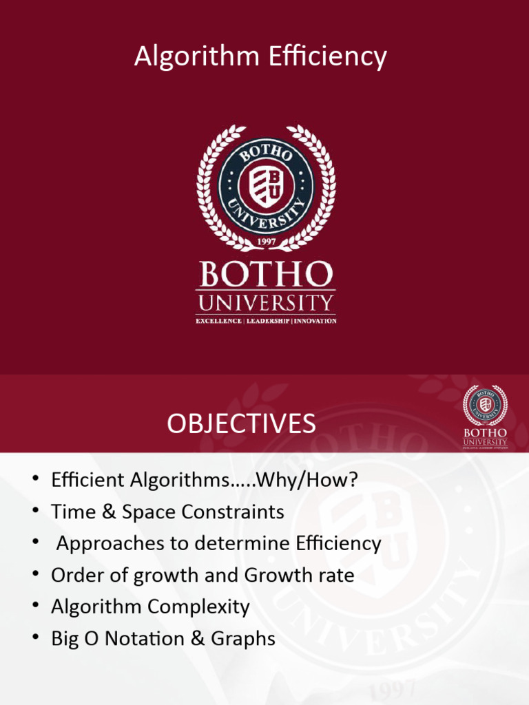 Efficiency of Algorithm | PDF | Algorithms | Computing Efficiency of Algorithm | PDF | Algorithms | Computing