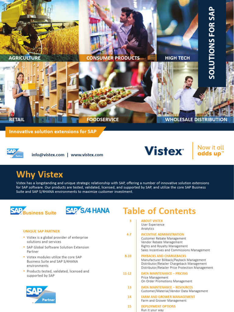 SAP Overview Booklet Vistex | Download Free PDF | Royalty Payment ...