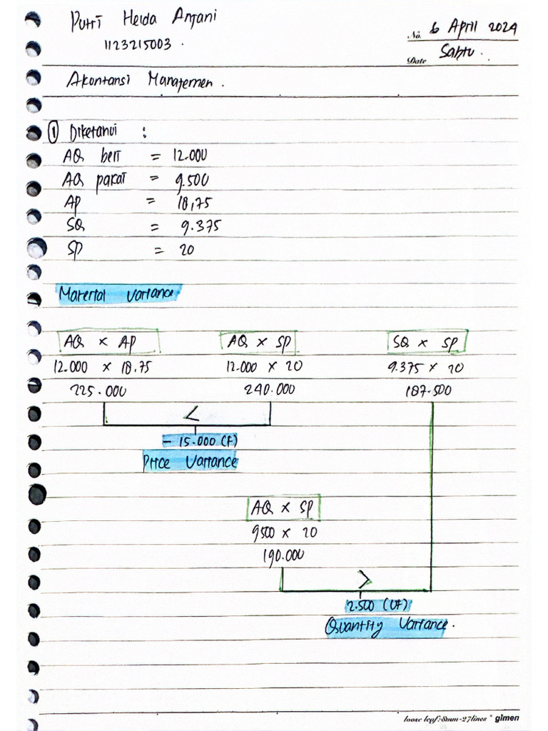 Tugas Akuntansi Manajemen R3a r3b | PDF