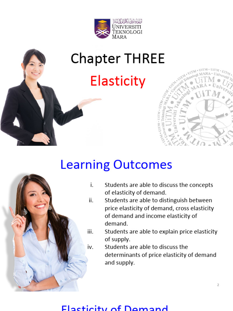 Chapter 2 Elasticity | PDF | Demand | Price Elasticity Of Demand