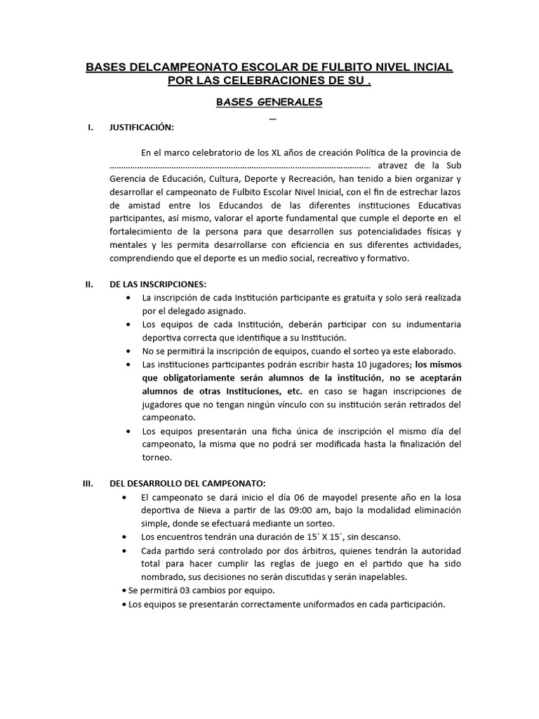 CARGAR BASES 2024 | PDF