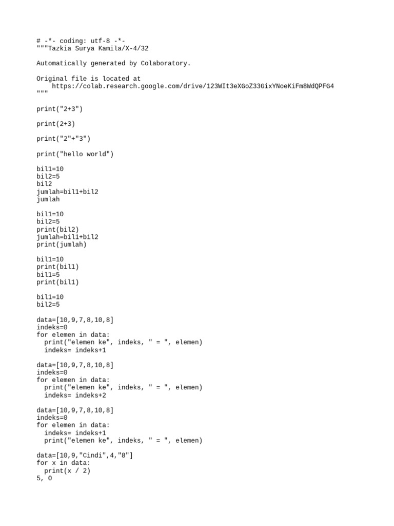 Python Basics with Y-Py Examples | PDF